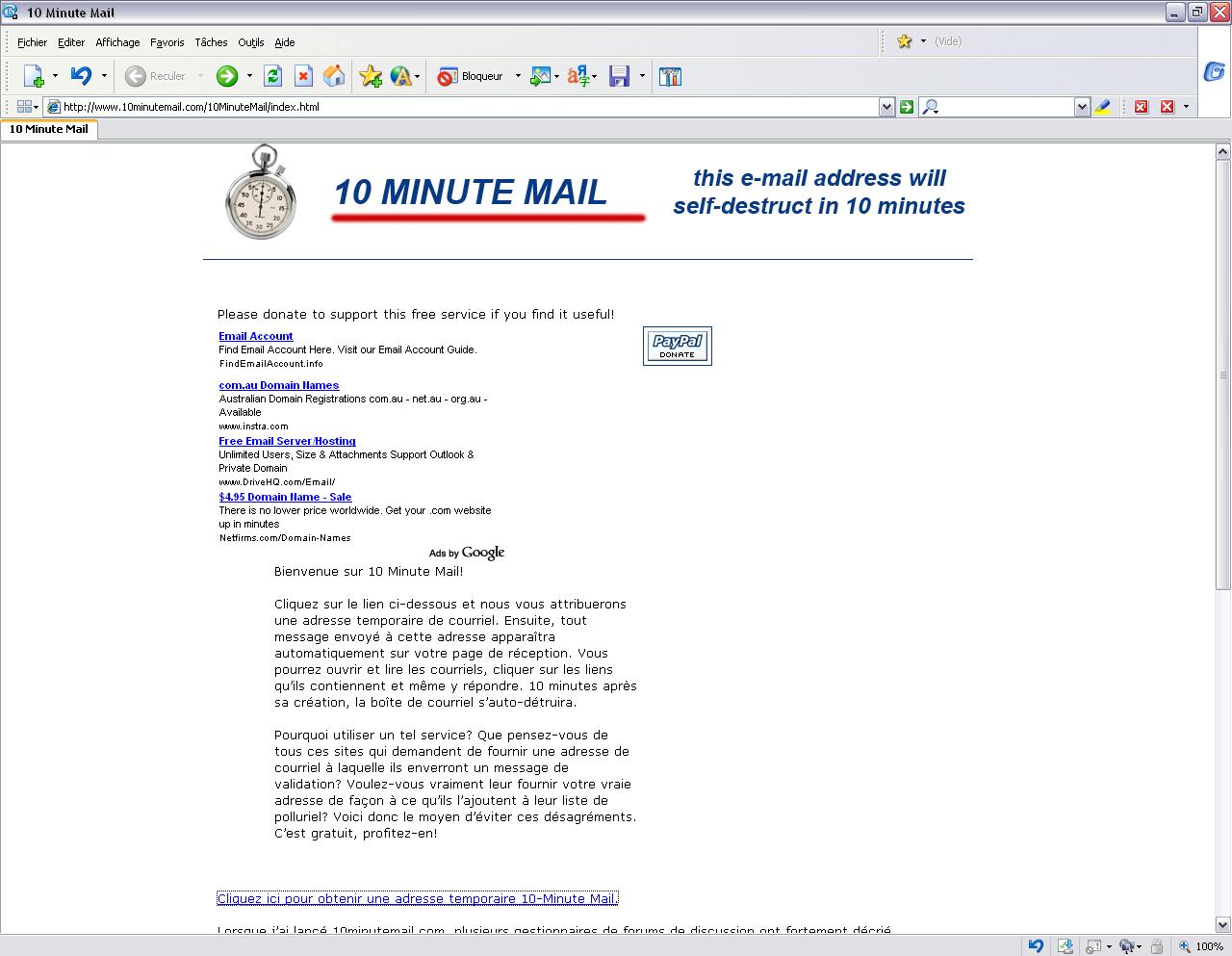 Minute Mail