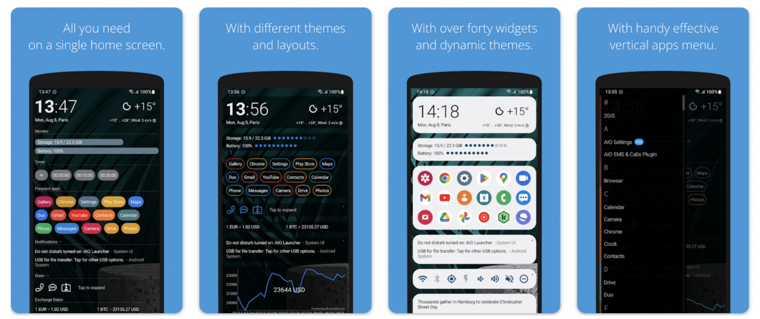 Les meilleurs launchers alternatifs sur Android : lequel choisir