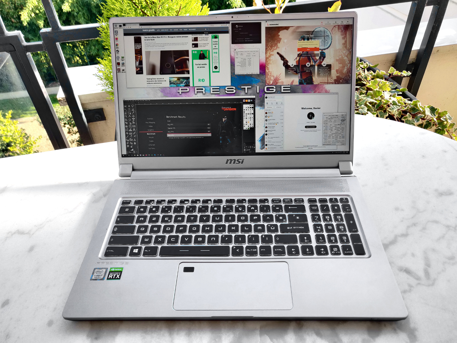 Test MSI P75 Creator : 3300 € pour jouer/créer, un PC qui vaut le coup