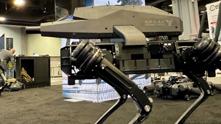 L’armée américaine teste des "robots chiens" équipés de fusils d’assaut