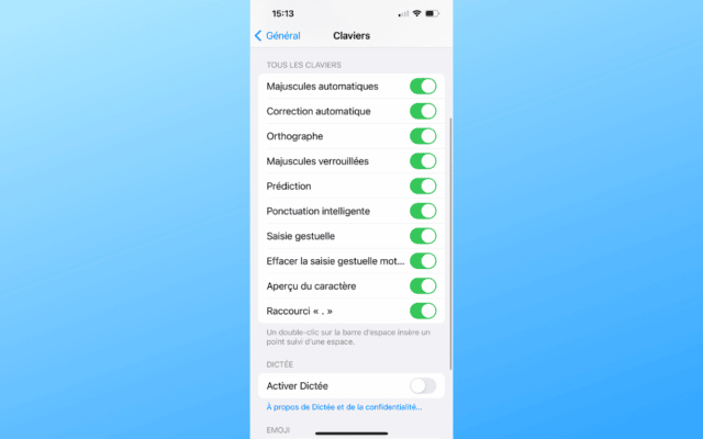 iPhone : comment améliorer ou modifier le clavier