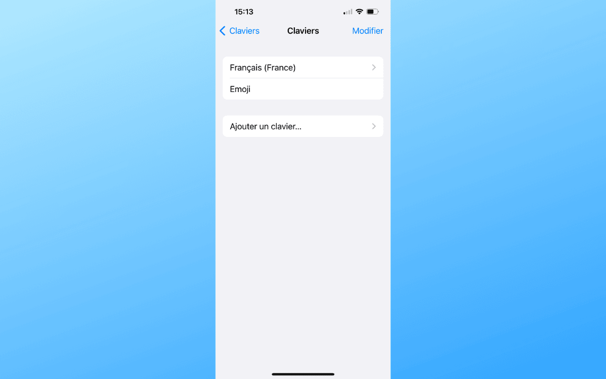 iPhone : comment améliorer ou modifier le clavier