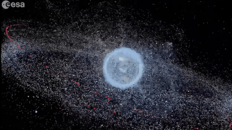 Pollution spatiale : les déchets représentent un risque de plus en plus important