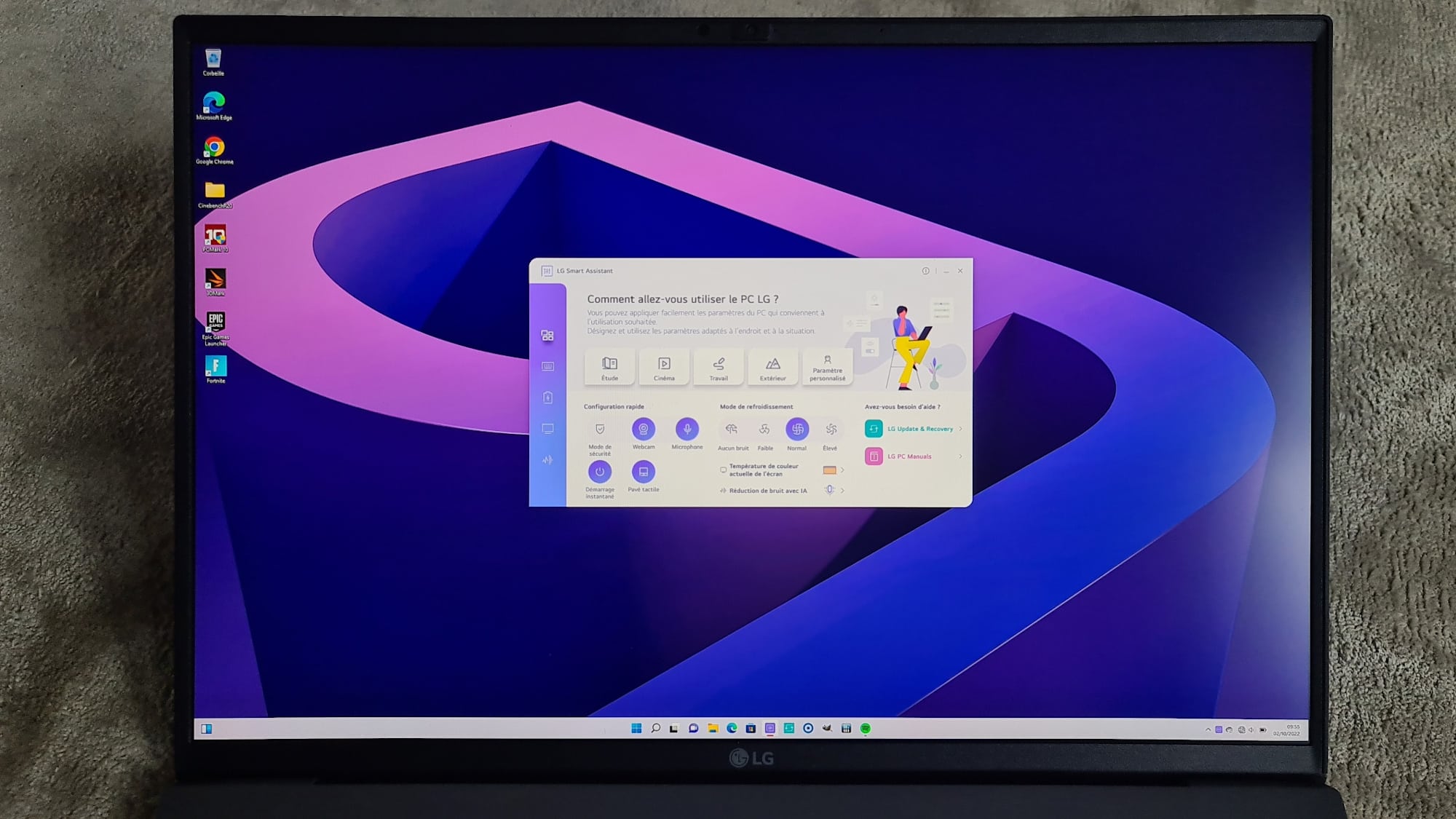 Test LG Gram 16Z90Q : 1,2 kg seulement pour cet ultrabook performant au ...