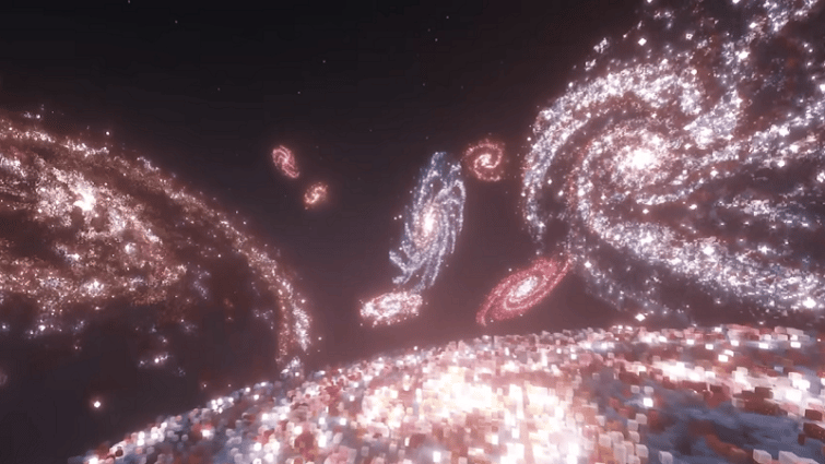 Minecraft : un joueur recrée l’Univers de la Terre jusqu’aux étoiles