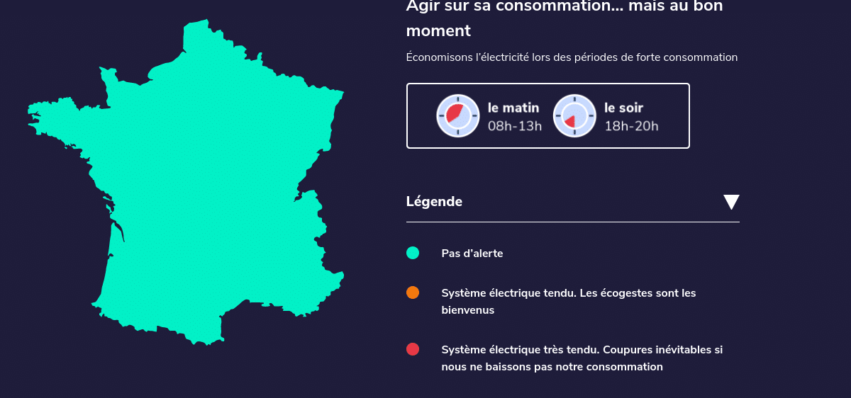 Coupures d’électricité : comment EcoWatt permet de vous avertir Coupures d’électricité : comment EcoWatt permet de vous avertir