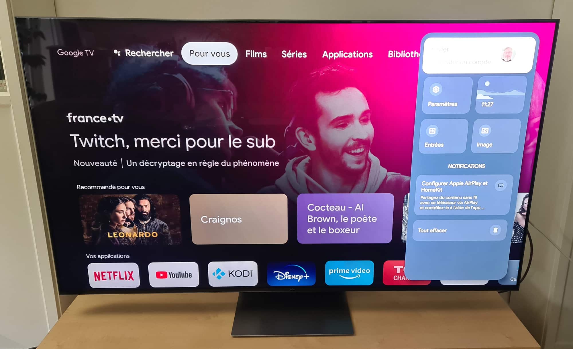 Test TCL 65C835 : une TV LCD mini LED abordable et performante