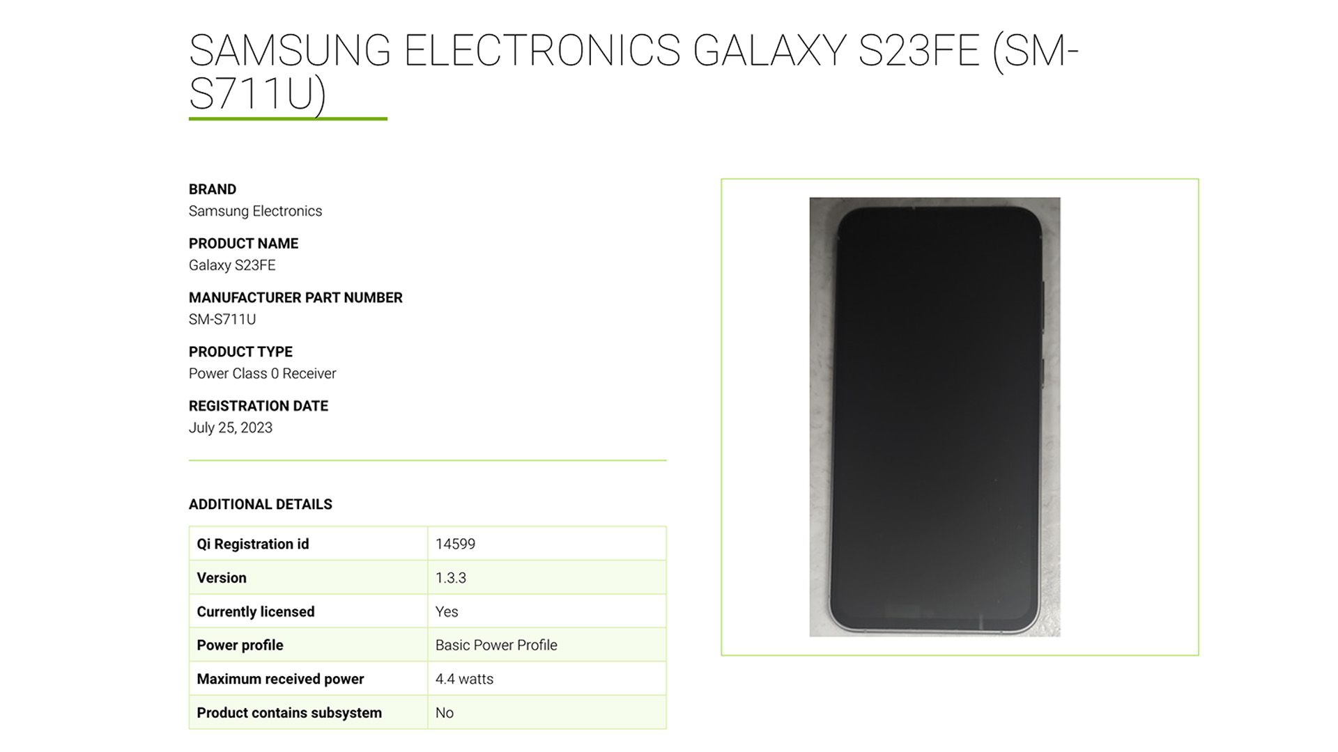 Une image du Galaxy S23 FE dévoilée, sa sortie est plus proche que jamais