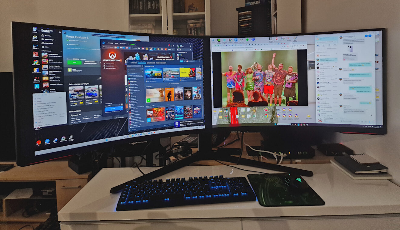 Test Samsung Odyssey Neo G9 G95NC : un incroyable moniteur gaming de 57 ...