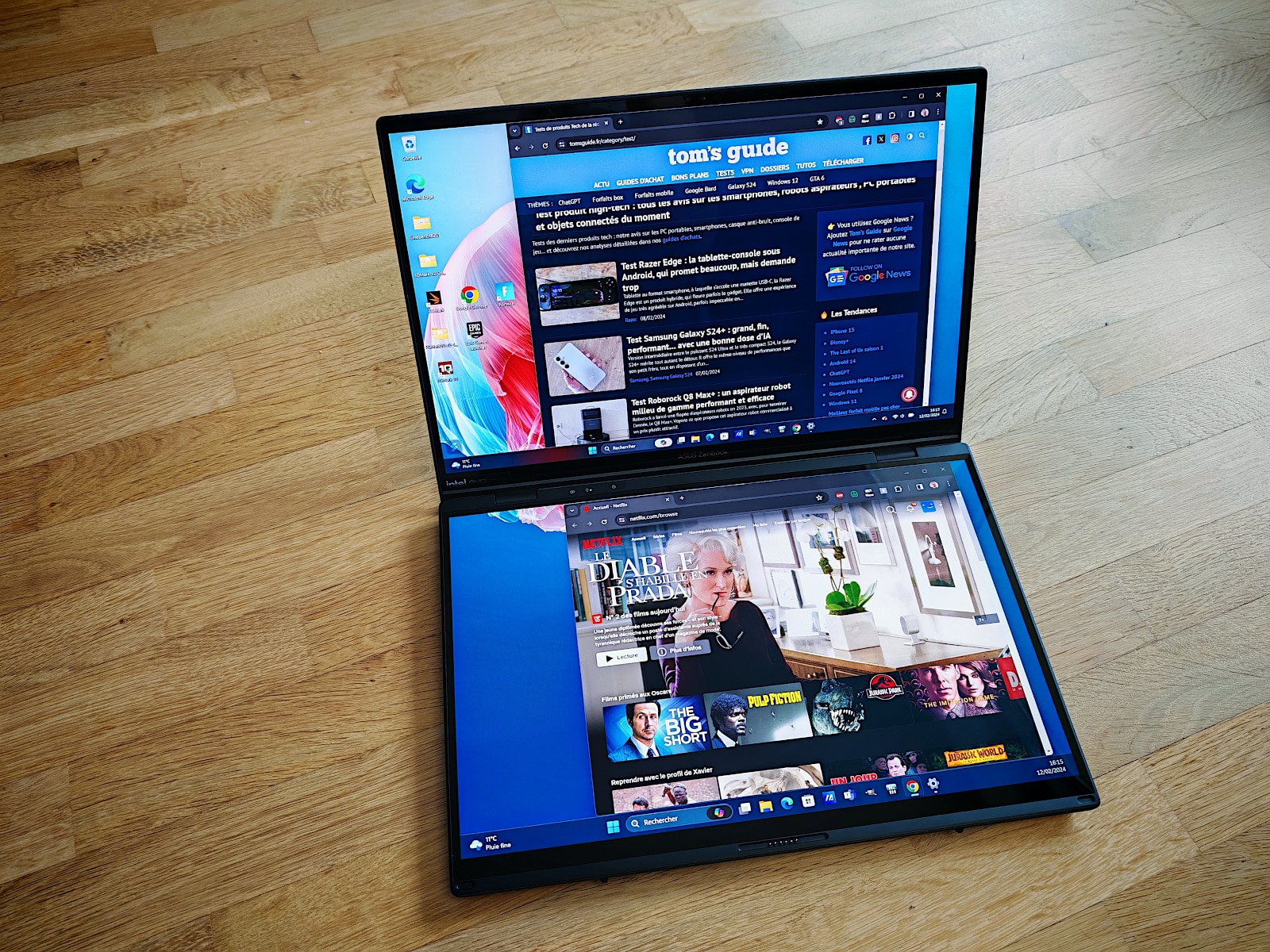 Test Asus Zenbook Duo : la nouvelle référence des PC portables double écran