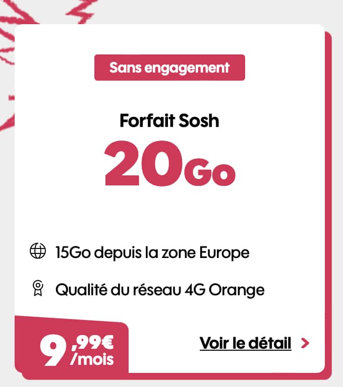 Meilleur forfait mobile pas cher à moins de 10 euros en 2024