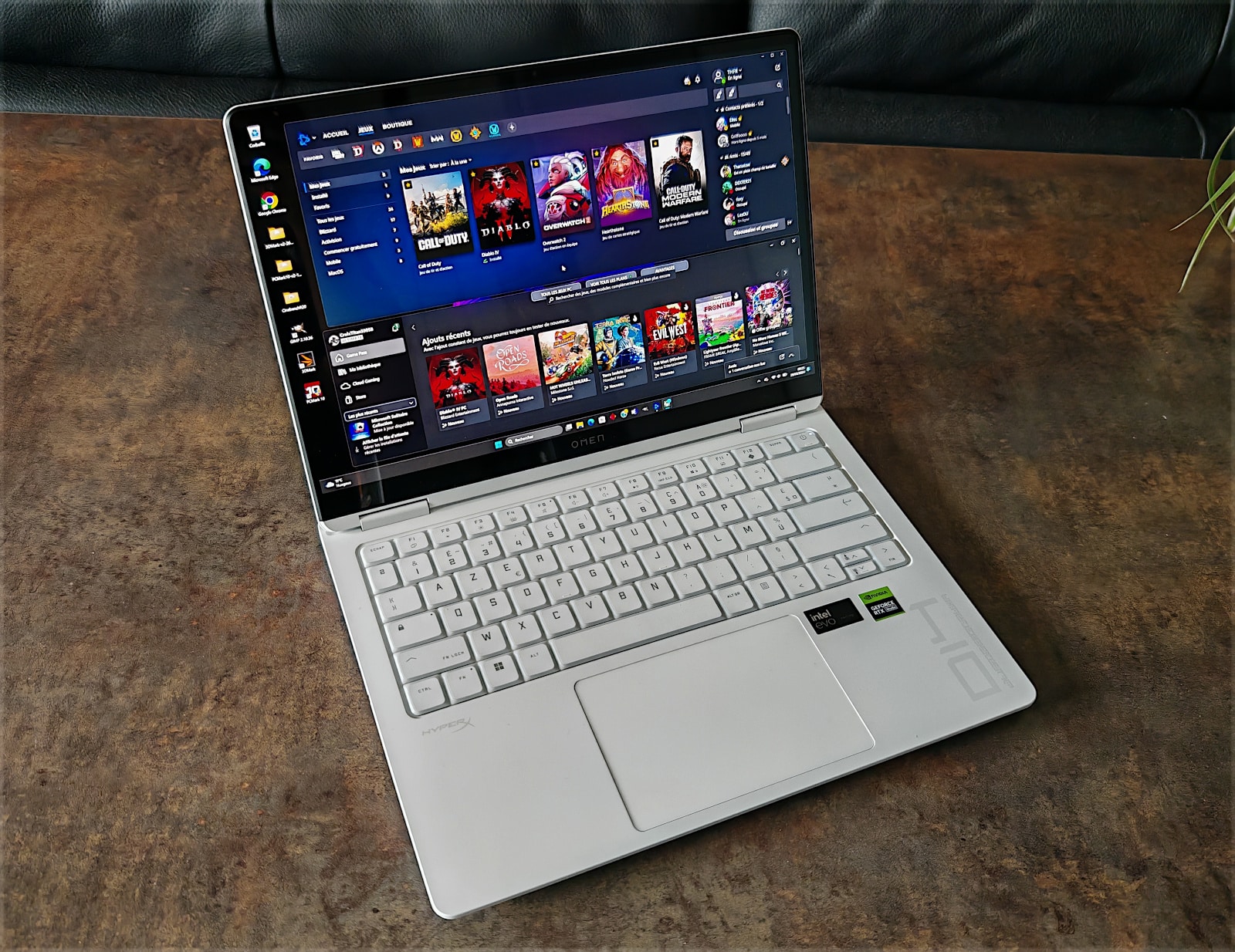 Test HP Omen Transcend 14 : un petit PC portable gamer, pas aussi ...