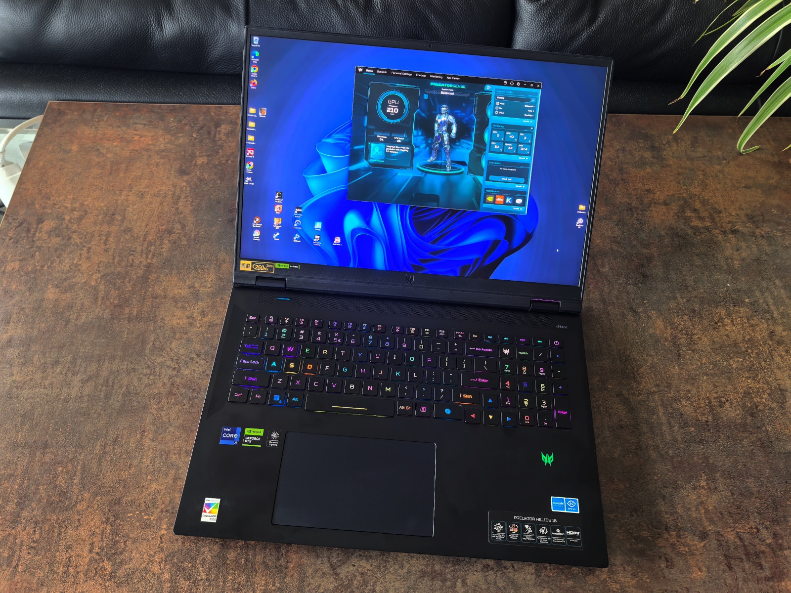 Test Acer Predator Helios 18 : le PC portable gamer de tous les excès