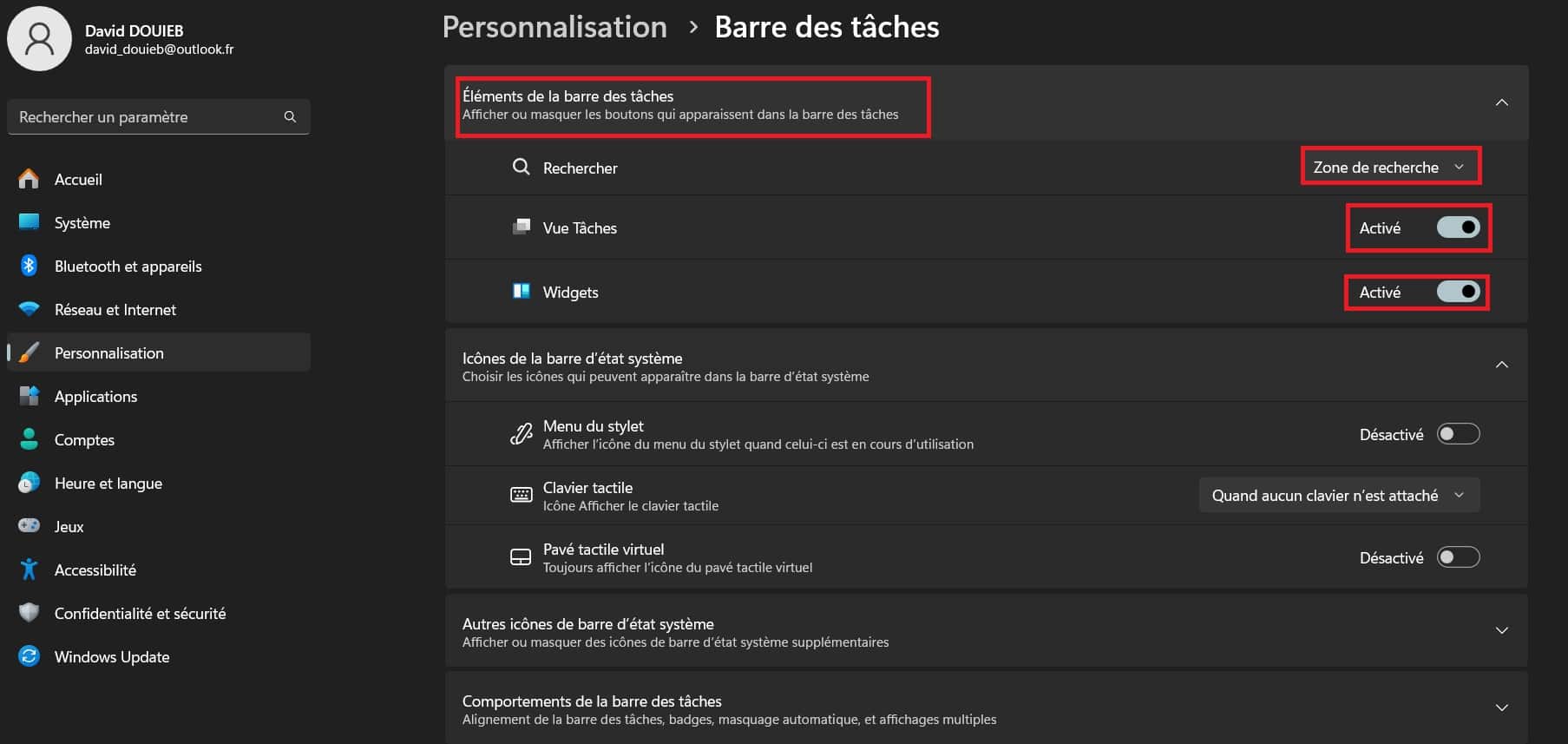 Comment personnaliser la barre des tâches de Windows 11