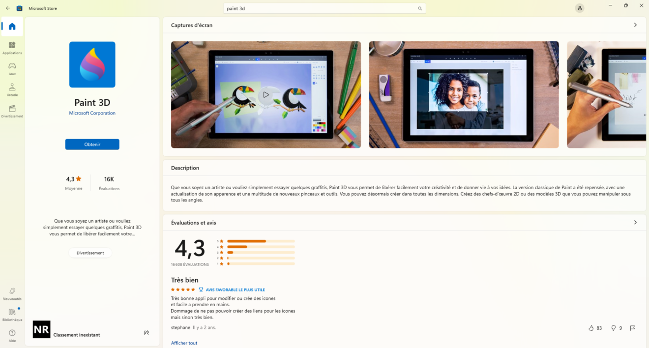 Windows 10 et 11 : Paint 3D est supprimé, Microsoft prend une décision ...