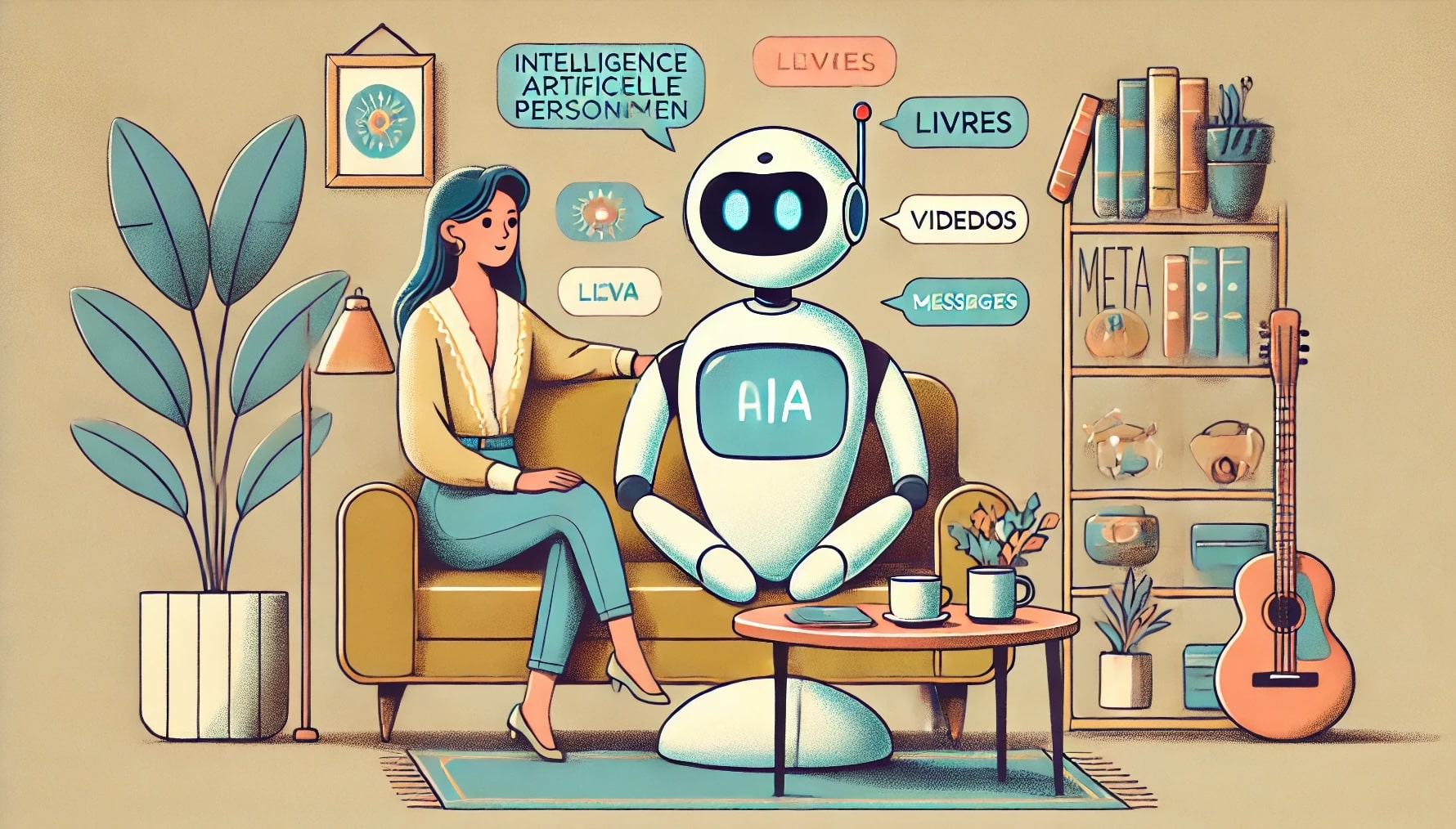 L’IA de Meta veut devenir cet ami qui vous veut du bien et qui se ...