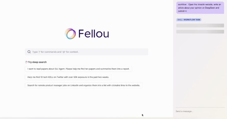 Fellou, le premier navigateur agentique qui pense et travaille pour vous